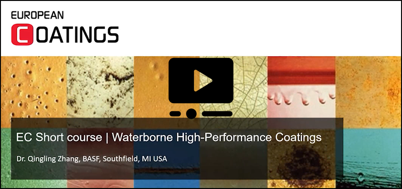 Short Course I Waterborne High Performance Coatings - European Coatings