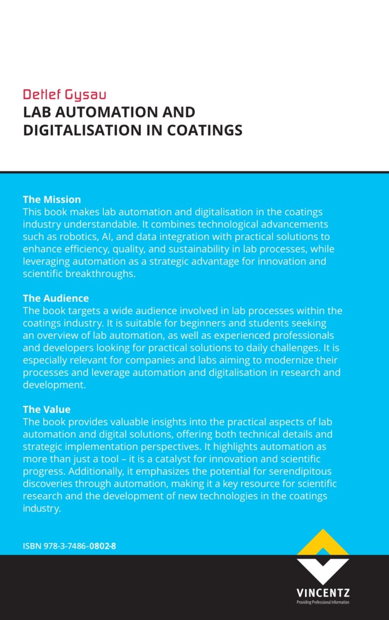 Lab Automation and Digitalisation in Coatings - European Coatings
